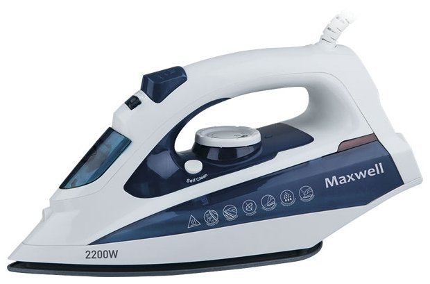Купить Утюг Maxwell MW-3056 Blue - цена в Харькове, Киеве, Днепре ...