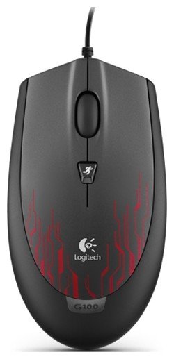 Купить Мышка Logitech Gaming Mouse G100 Red - цена в Харькове, Киеве ...