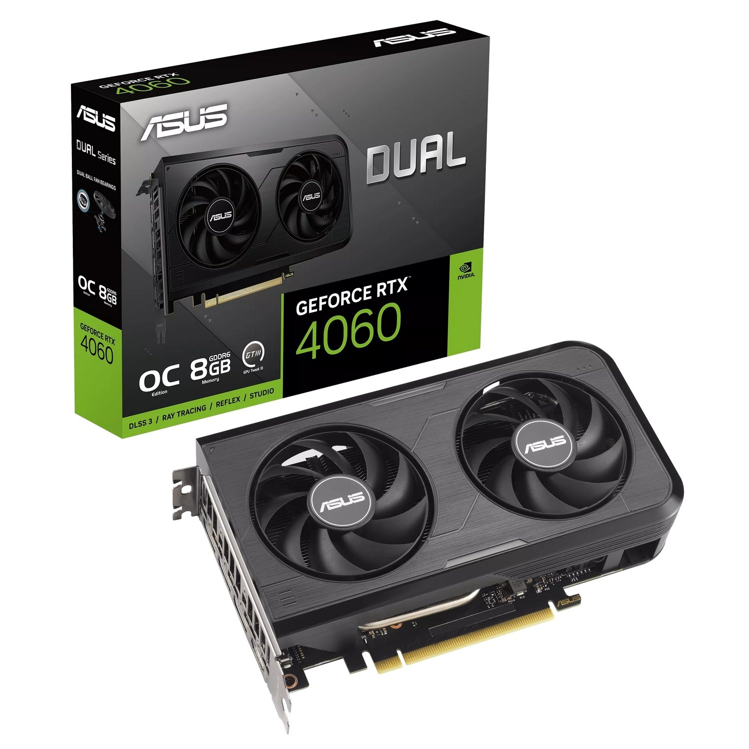 Продать Видеокарта Asus GeForce RTX 4060 Dual V3 OC 8192MB (DUAL ...