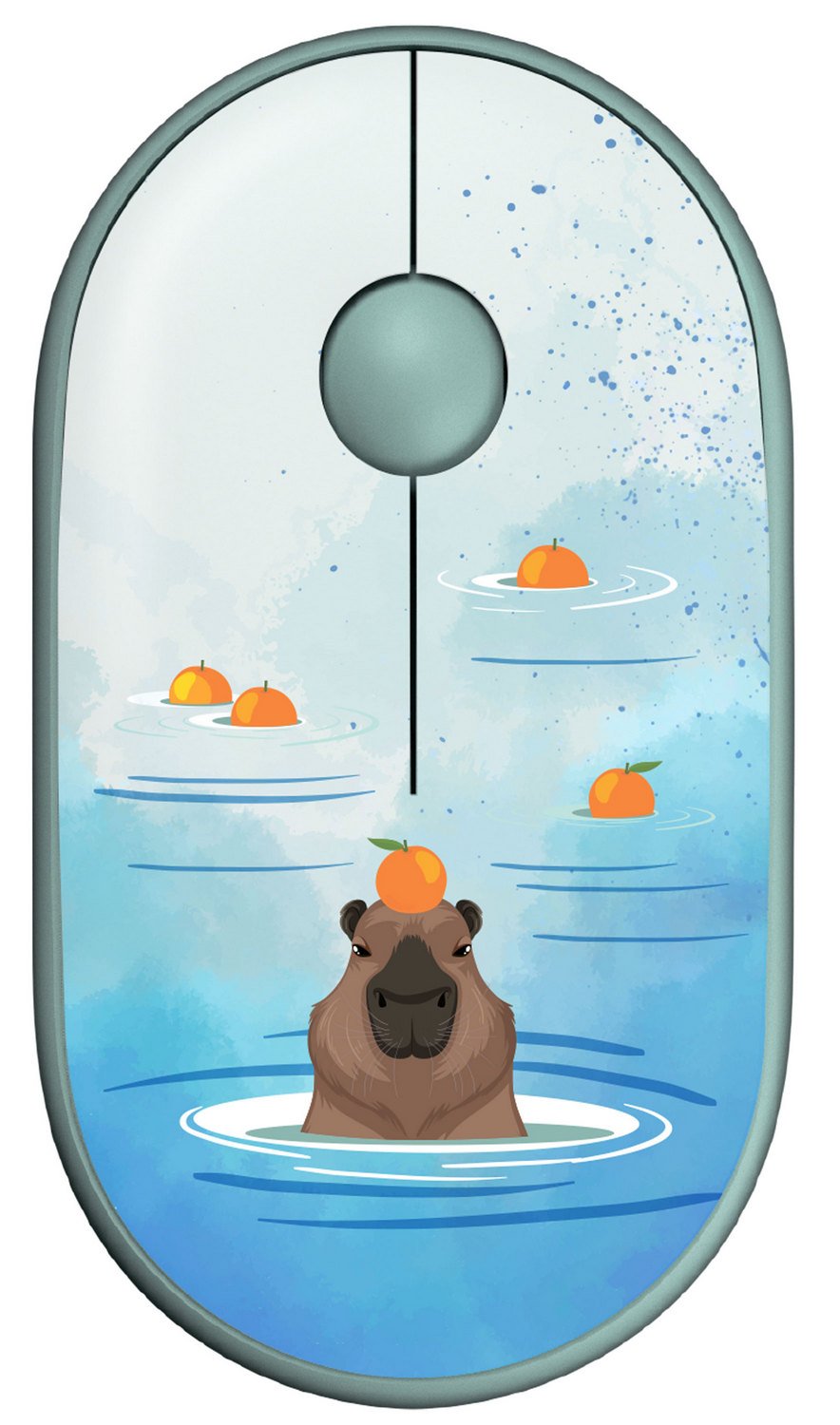 Мышка 2E MF300 Capybara: Tangerine Silent Wireless (2E-MF300WCAPIBARAGN ...