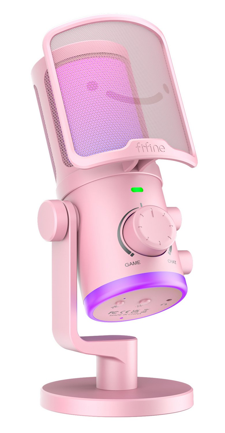Микрофон Fifine AM6 Pink купить в Украине: Киев, Днепр, Харьков, Одесса ...