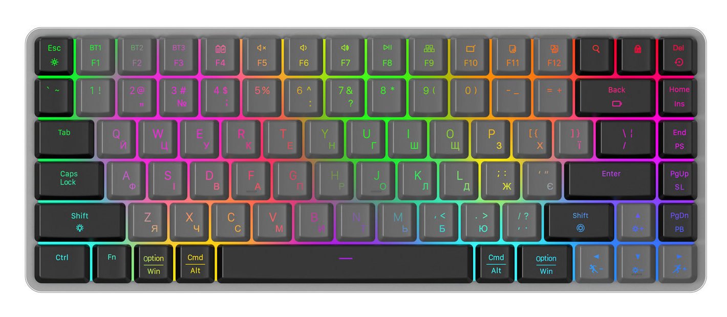 Клавіатура GamePro MK230R RGB Outemu Red Switch Low Profile Wireless ...