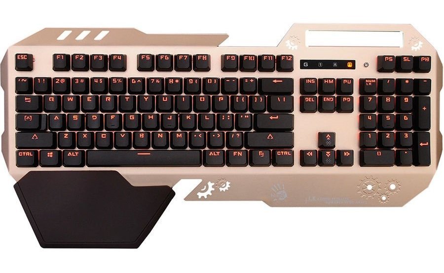 Купить Keyboard A4Tech Bloody B860 USB Full Light Strike Golden: цена ...