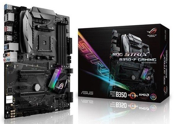 Продати Материнська плата Asus ROG STRIX B350-F GAMING (sAM4, AMD B350 ...