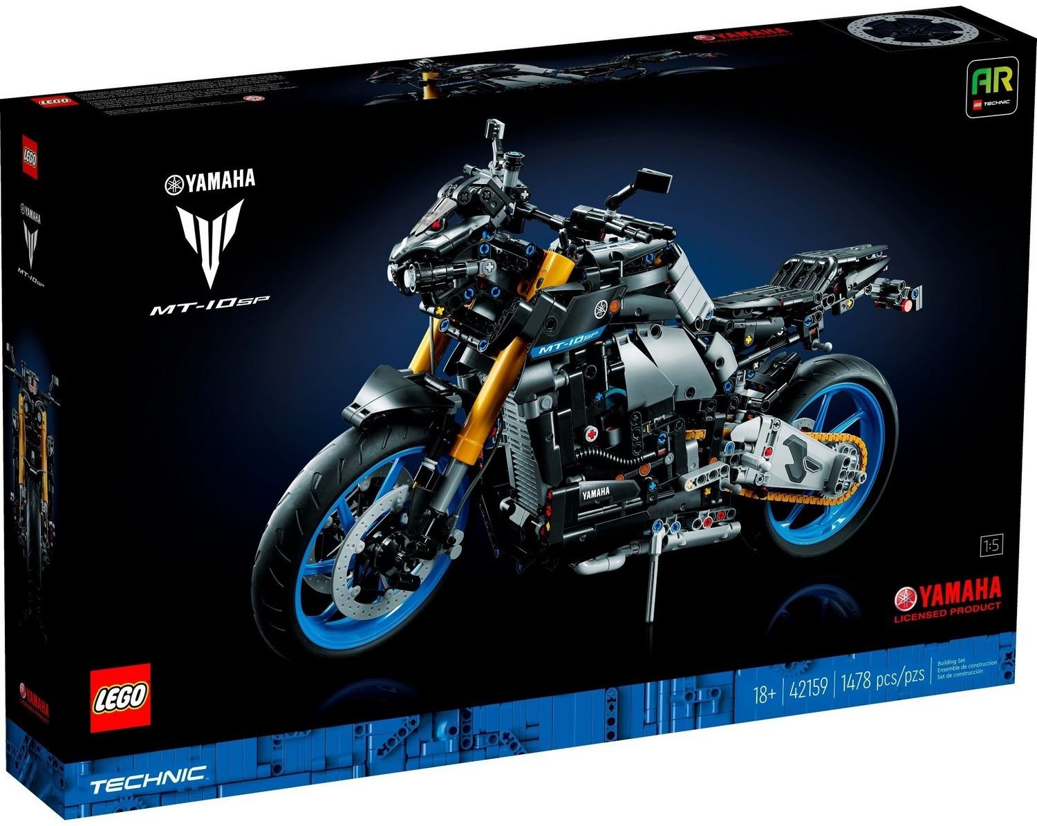 Купить Конструктор LEGO Technic Yamaha MT-10 SP 1478 деталей (42159 ...