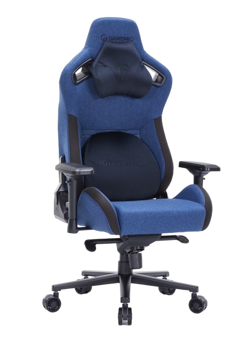 Купити Ігрове крісло GamePro GC900 Fabric XL Dark Blue - ціна в Києві, Львові, Вінниці ...