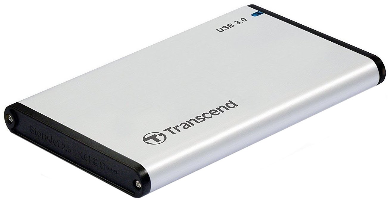Карман Transcend Case 2.5'' USB 3.0 (TS0GSJ25S3) Aluminum купить в ...