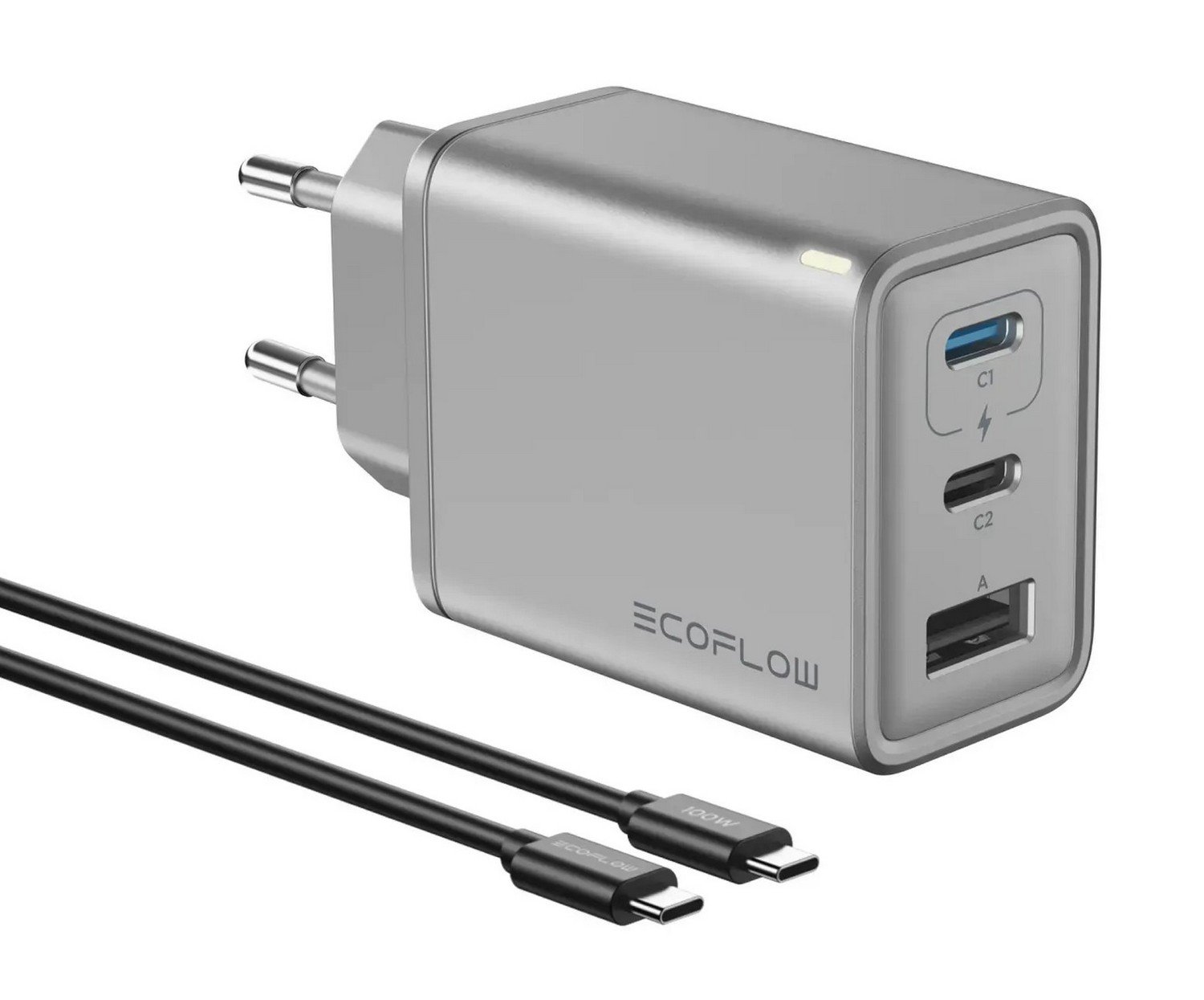 Сетевое зарядное устройство EcoFlow RAPID USB + 2 x USB Type-C 65W (EFA ...