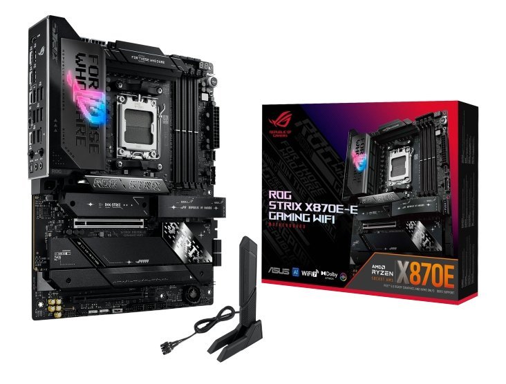Уценка материнская плата Asus ROG STRIX X870E-E GAMING WIFI (sAM5, AMD ...