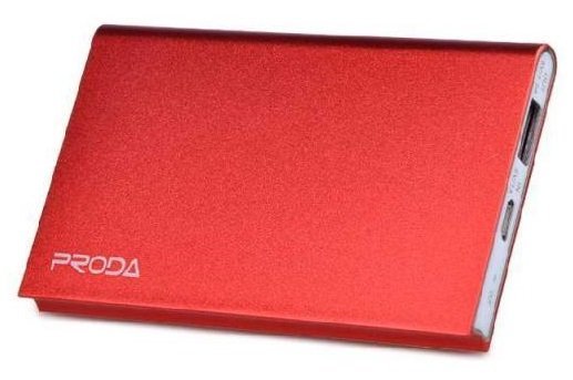 Купити Powerbank Remax Proda Sky Book 4000mAh Red - ціна в Києві, Львові, Вінниці, Хмельницькому ...