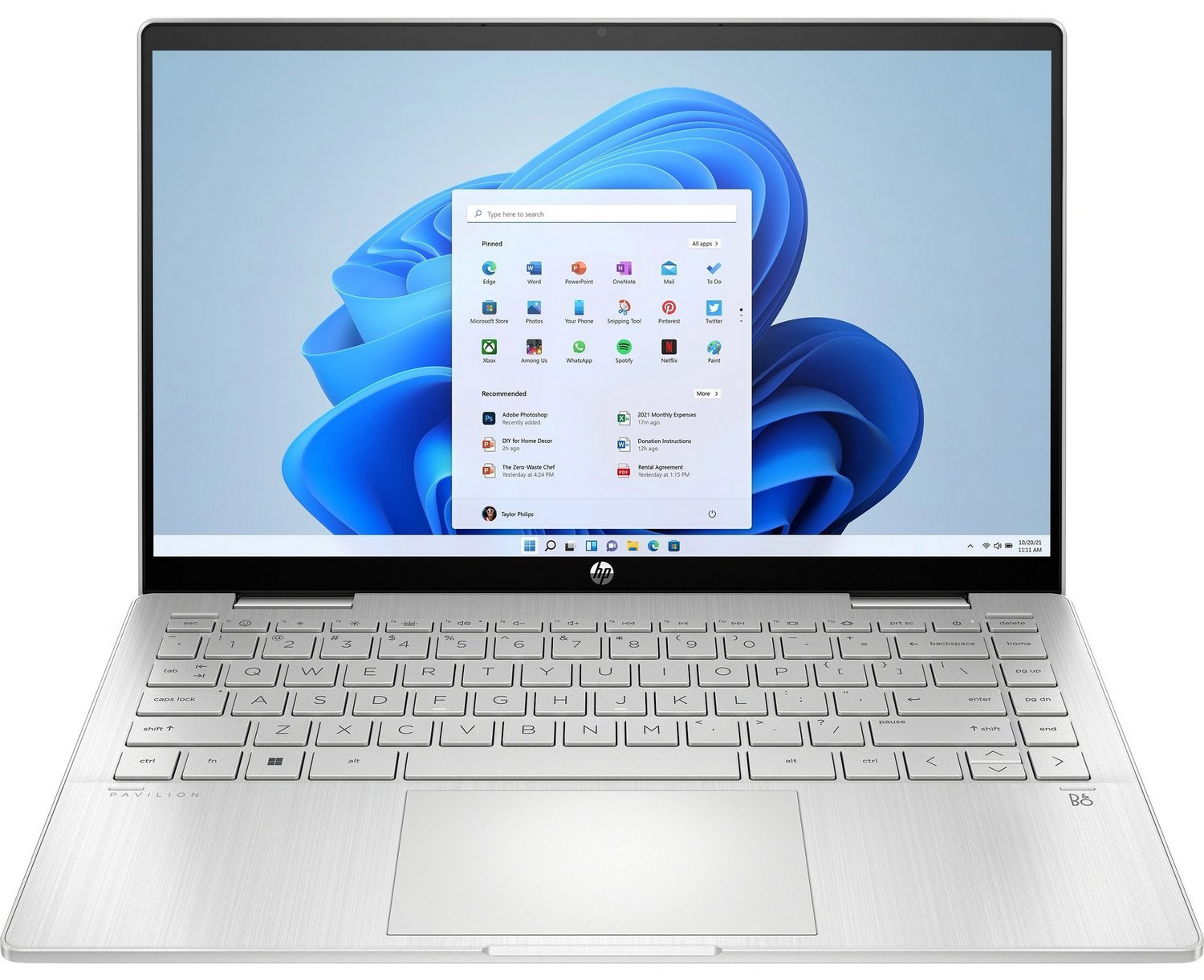 Продать Ноутбук HP Pavilion x360 14-ek2015ua (A0NB8EA) Natural Silver ...