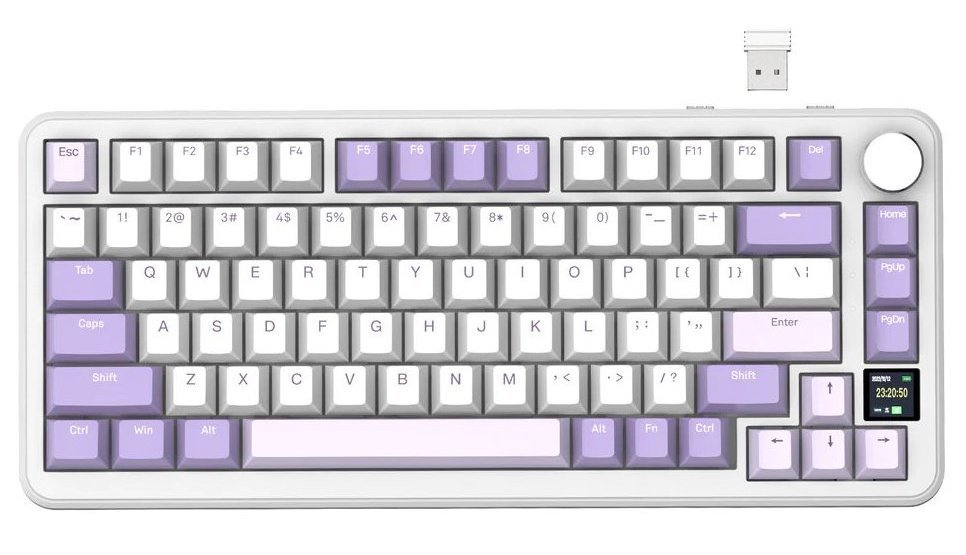 Клавиатура Attack Shark X85 Pro RGB Linear Blueberry Switch Wireless ...