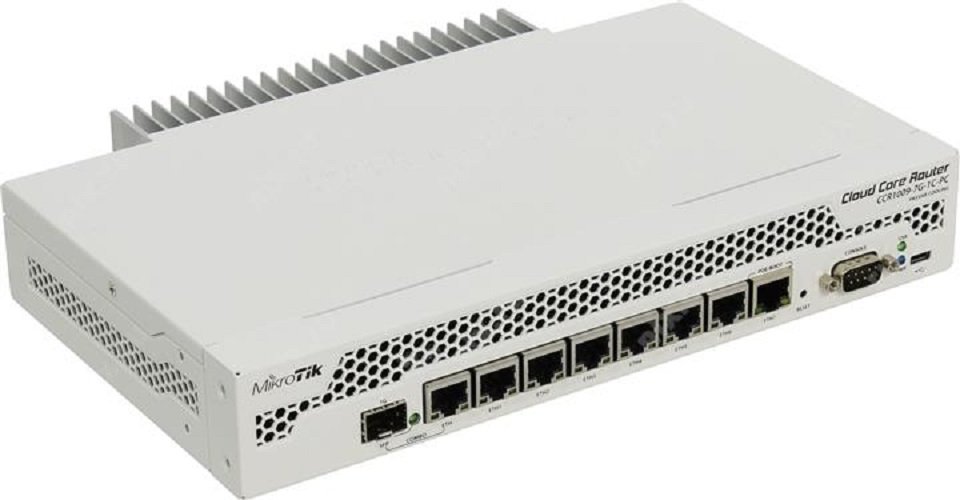 Купити Wi-Fi роутер Mikrotik CCR1009 (CCR1009-7G-1C-1S+PC) - ціна в ...