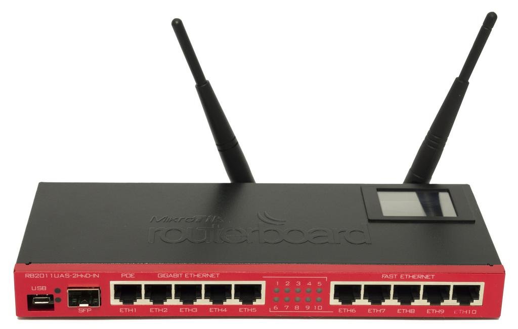 Купить Wi-Fi роутер Mikrotik RouterBOARD RB2011 (RB2011UiAS-2HND-IN ...