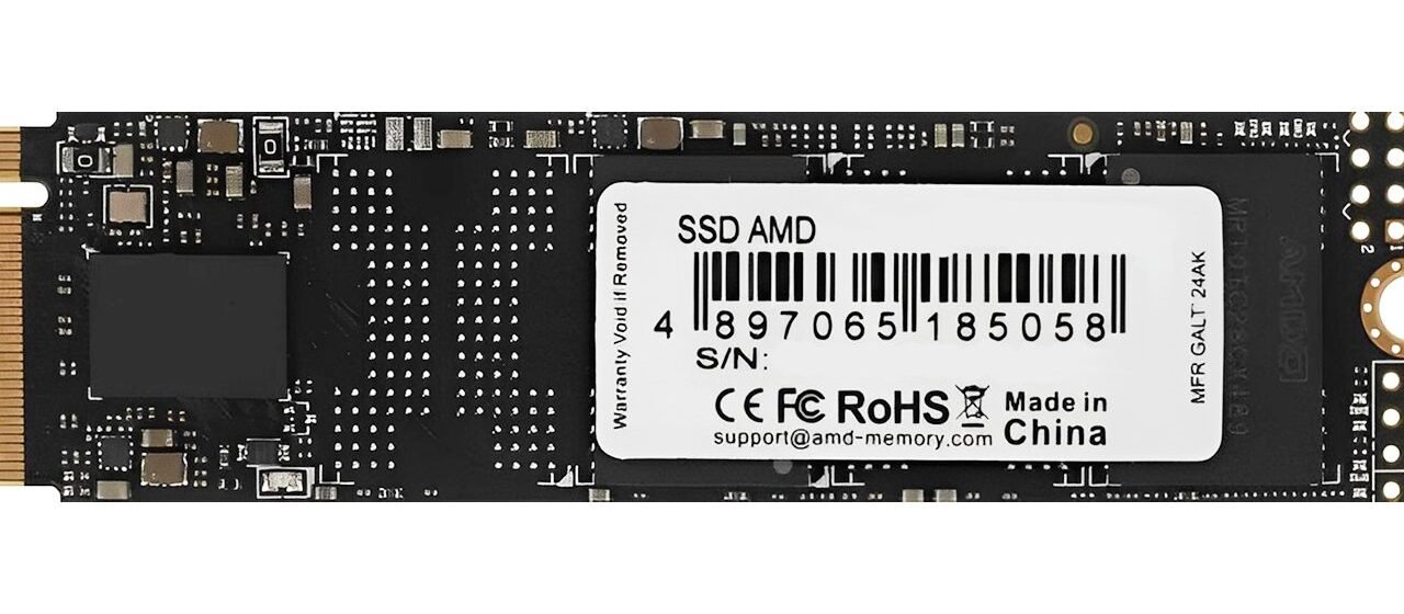 SSD-диск AMD Radeon R3 Gen3 3D NAND 512GB M.2 (2280 PCI-E) (R3MP30512G8 ...