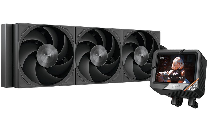 Готовая СВО PCCooler GT360 Display Black купить в Украине: Киев, Днепр ...