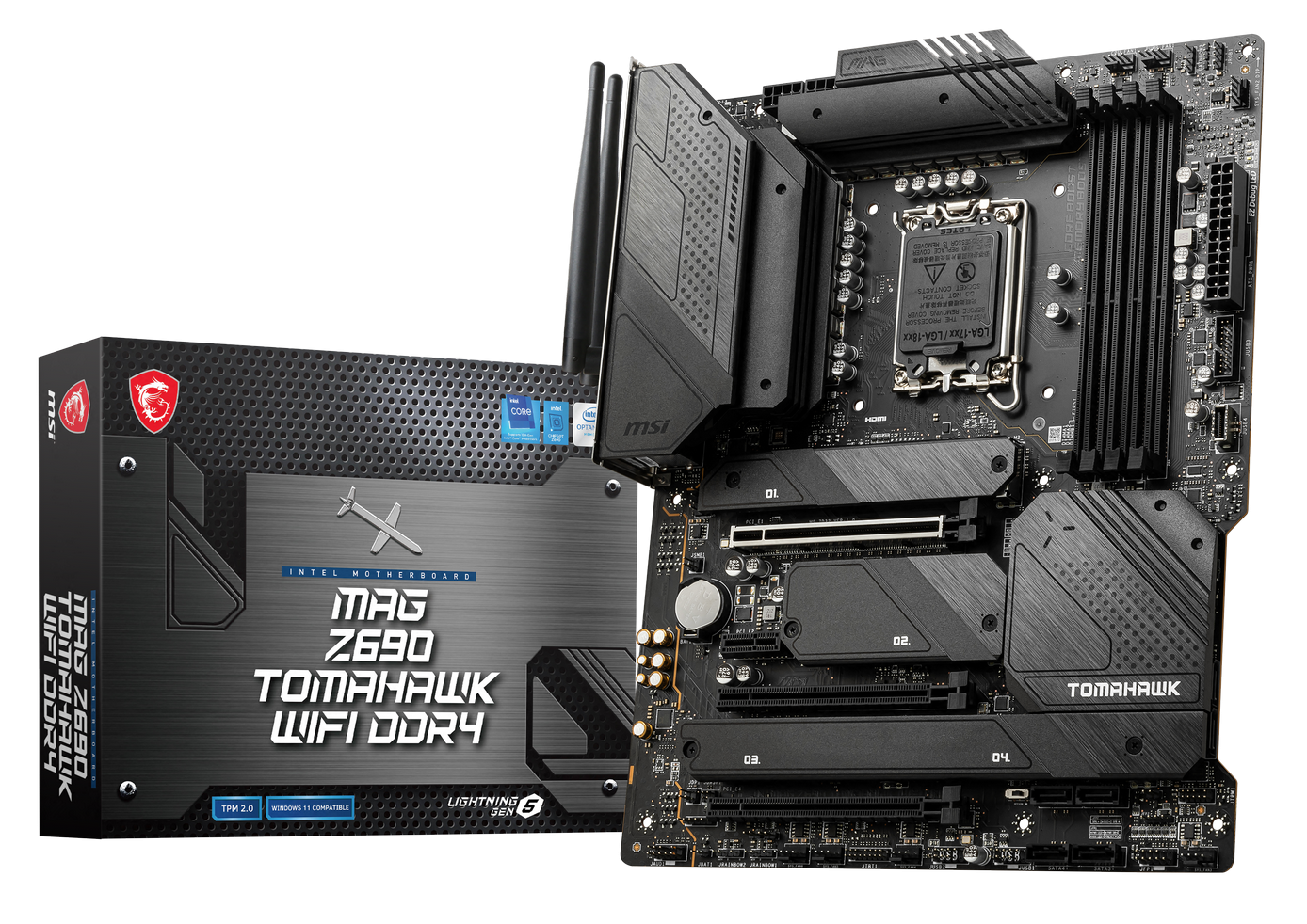 Материнська плата MSI MPG Z690 TOMAHAWK Wi-Fi DDR4 (s1700, Intel Z690 ...