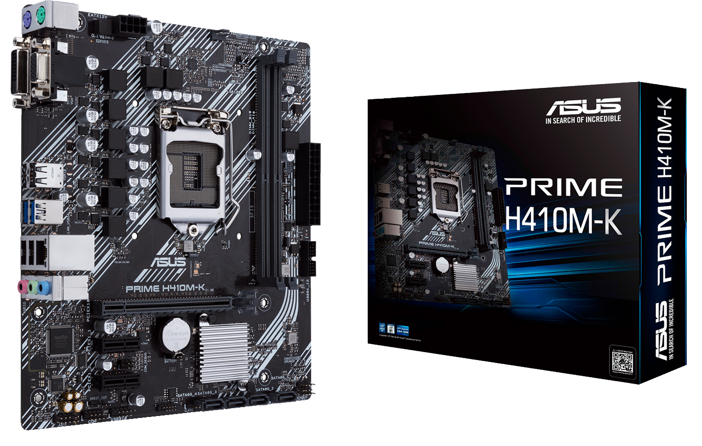 Материнская плата Asus PRIME H410M-K (s1200, Intel H410) (Восстановлено ...