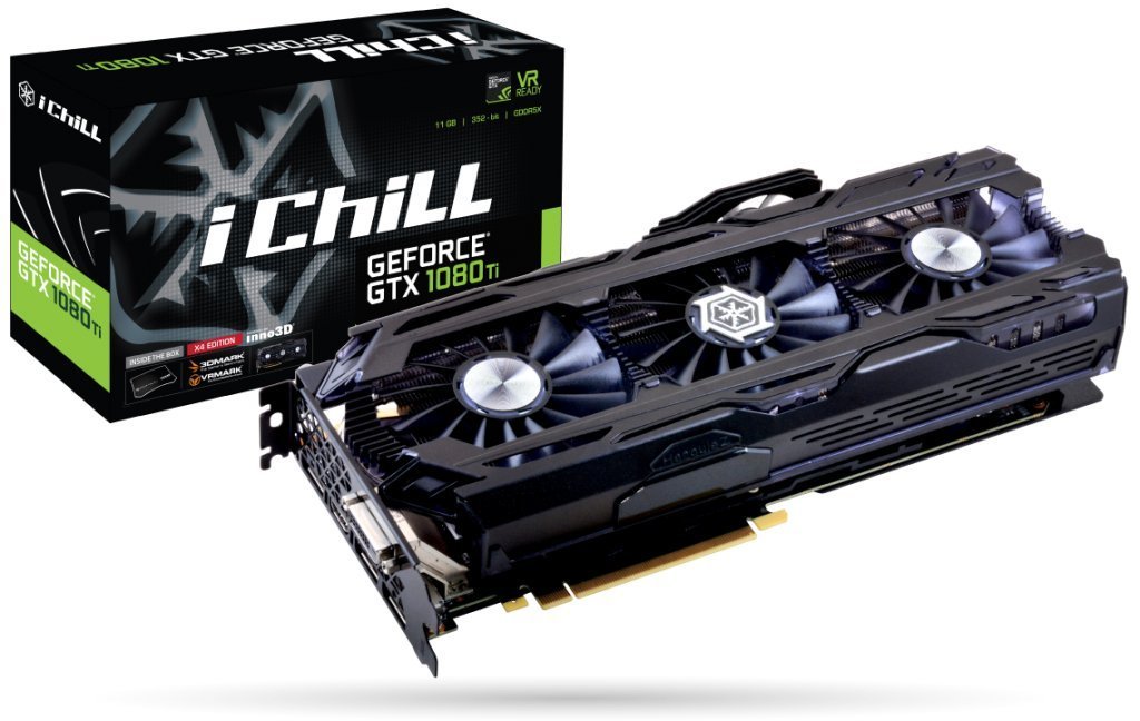 Видеокарта Inno3D GeForce GTX 1080 TI Ichill HerculeZ X4 11264MB ...