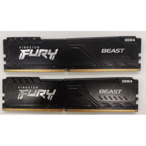 Озу Kingston DDR4 32GB (2x16GB) 3200Mhz FURY Beast Black (KF432C16BBK2 ...