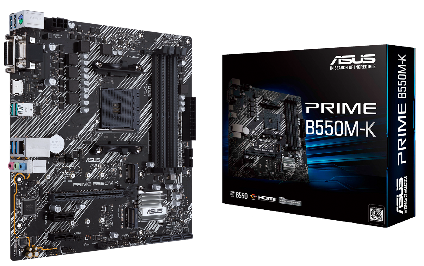Материнська плата Asus PRIME B550M-K (sAM4, AMD B550) (Відновлено ...
