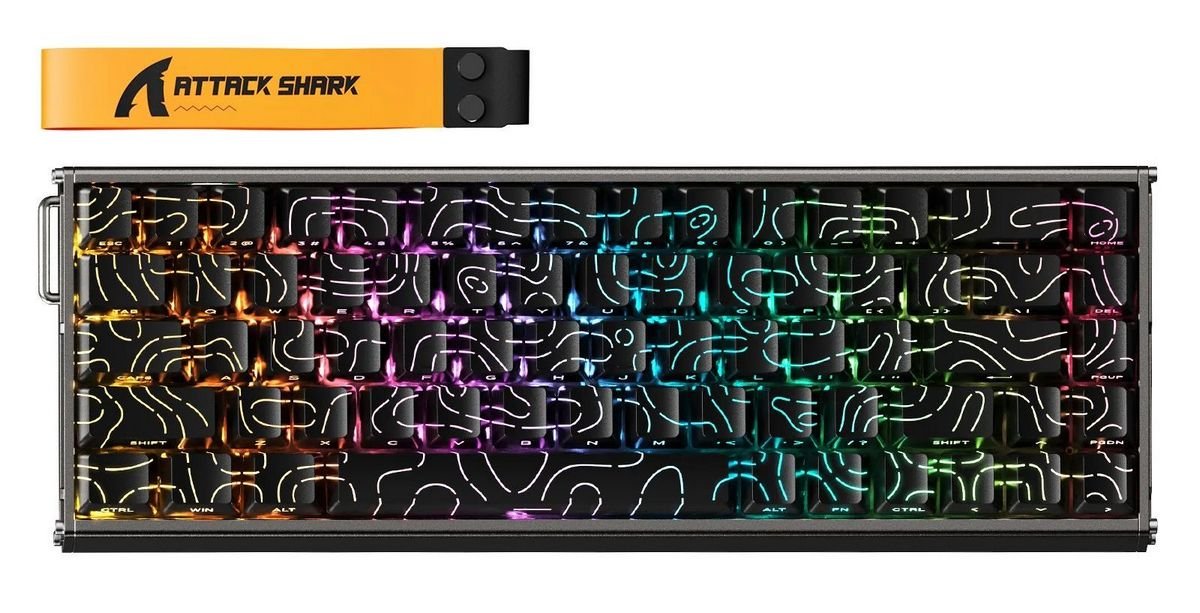 Клавіатура Attack Shark X68 RGB MAX HE Magnetic Linear Switches (AS ...