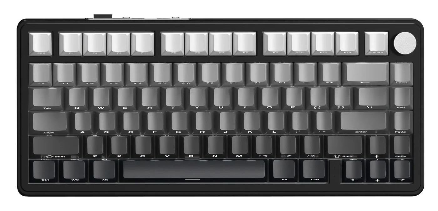 Клавіатура Attack Shark X85 RGB Linear White Jade Switch Wireless (AS ...