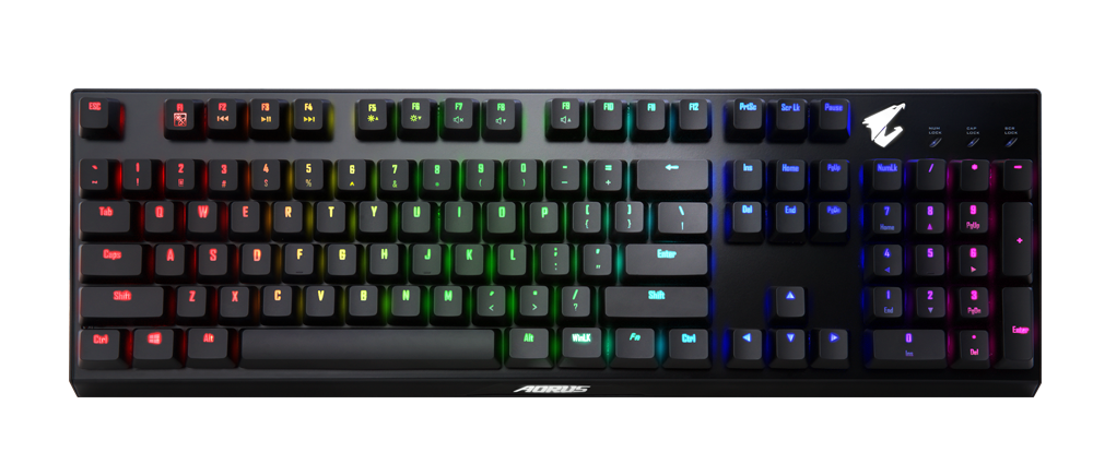 Купить Клавиатура Gigabyte AORUS K9 Optical Flaretech Red Switches ...