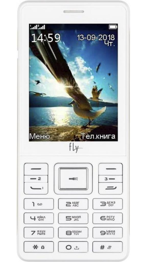 Купить Мобильный телефон Fly TS114 White - цена в Харькове, Киеве, Днепре, Одессе в интернет ...